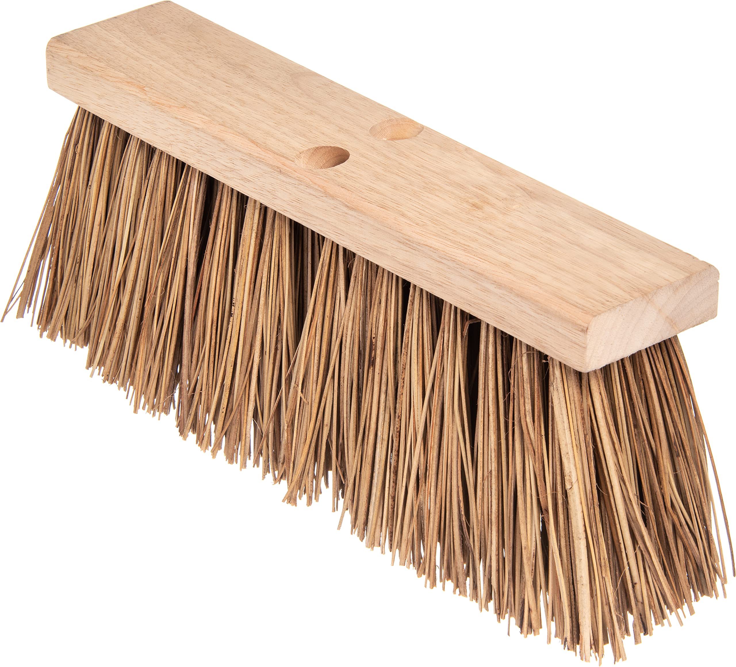 SPARTA 3621941600 Flo-Pac Hardwood Block Stalk Street Broom, Palmyra Bristles, 16" Block Size, 6-1/4" Bristle Trim (Pack of 12)