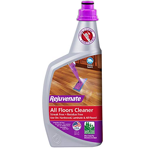 Rejuvenate High Performance All-Floors and Hardwood No Bucket Needed Floor Cleaner Powerful PH Balanced Shine with Shine Booster Technology Low VOC Best in Class Products 32oz