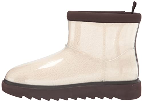 Koolaburra by UGG Women's KOOLA Clear Mini Fashion Boot, Chocolate Brown/Natural, 11