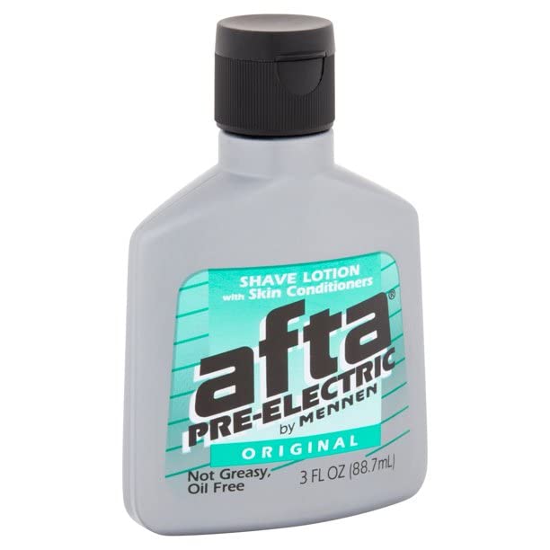 Special Pack of 5 - Mennen AFTA Pre-Electric Shave Lotion Original Scent - 3 oz Bottles