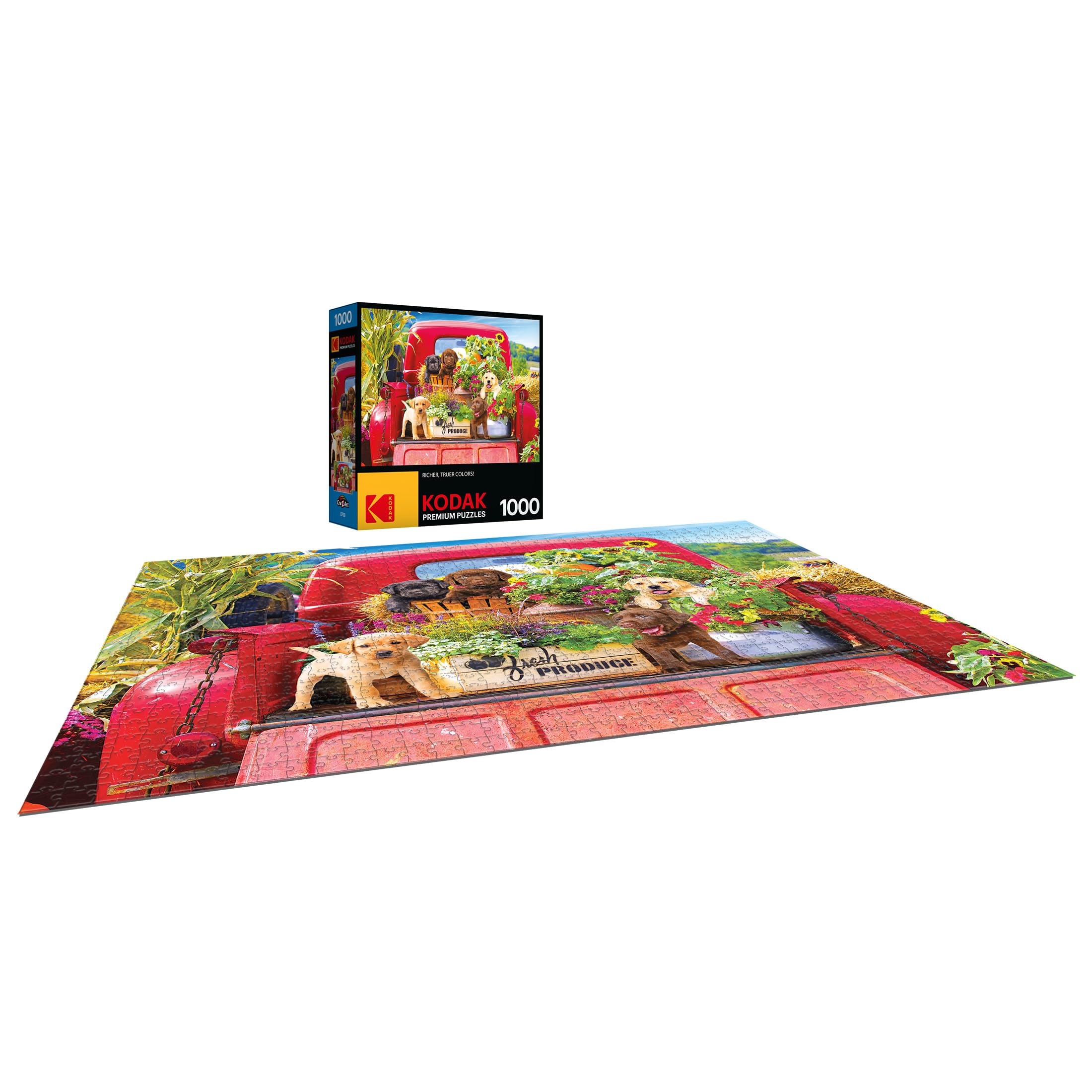 RoseArt - Kodak Premium - Stowaways - 1000 Piece Jigsaw Puzzle for Adults