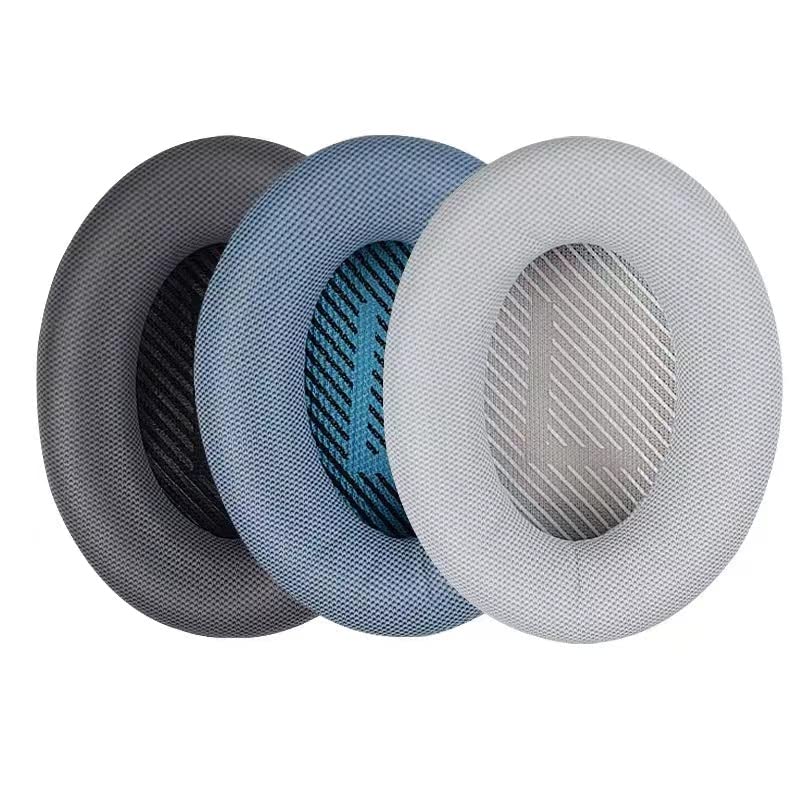 Replacement Ear Pads Cushions, Ear Covers for Bose QuietComfort 45 QC45 QC35 QC35 ii QC25 Over-Ear Headphones (White)