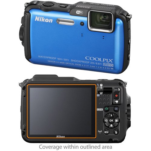 BoxWave Screen Protector Compatible With Nikon Coolpix AW120 - ClearTouch Anti-Glare (2-Pack), Anti-Fingerprint Matte Film Skin for Nikon Coolpix AW120