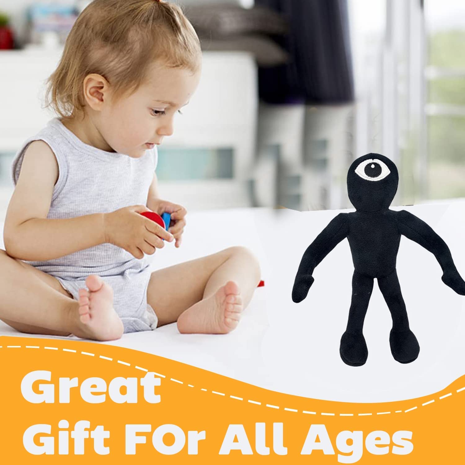 CHPM Doors Plush, Horror Screech Door Plushies Toys, Soft Game Monster Stuffed Doll for Kids and Fans (Seek)