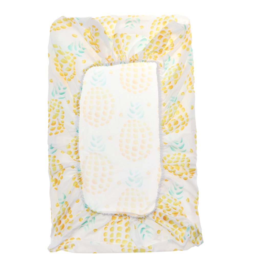 Changing Pad Covers-Knit Change Pad Covers for Girls and Boys, Pineapple, as described