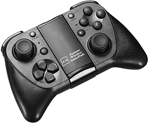 Fortune MFI Certified Wireless iPhone Gamepad Controller for iOS iPhone and iPad – Designed with Newly L3 + R3 Buttons, 8 Ways Joysticks Ergonomics iOS D-Pad, 4.5 oz Weight and One Inch Thickness