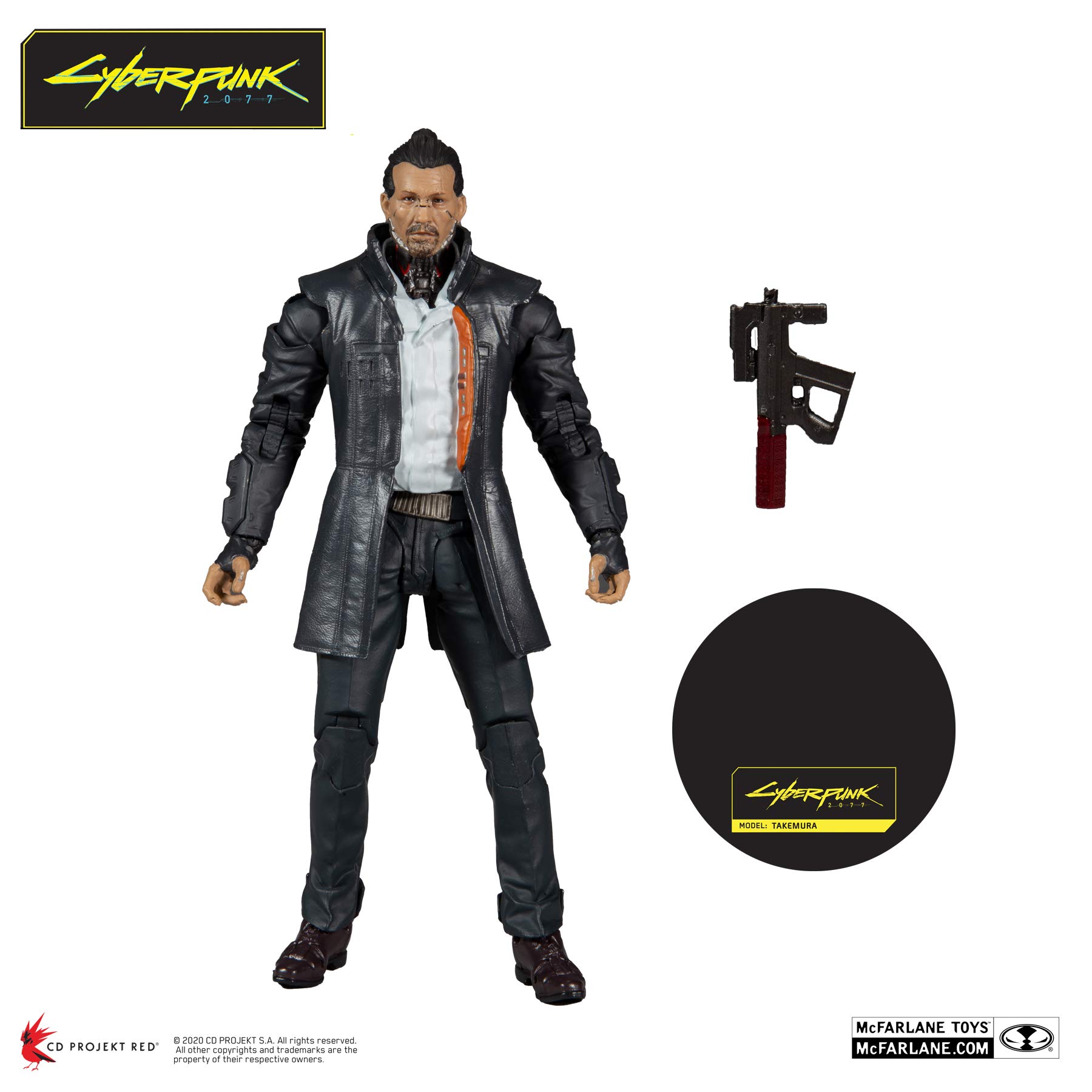 McFarlane Toys Cyberpunk 2077 Takemura 7" Action Figure