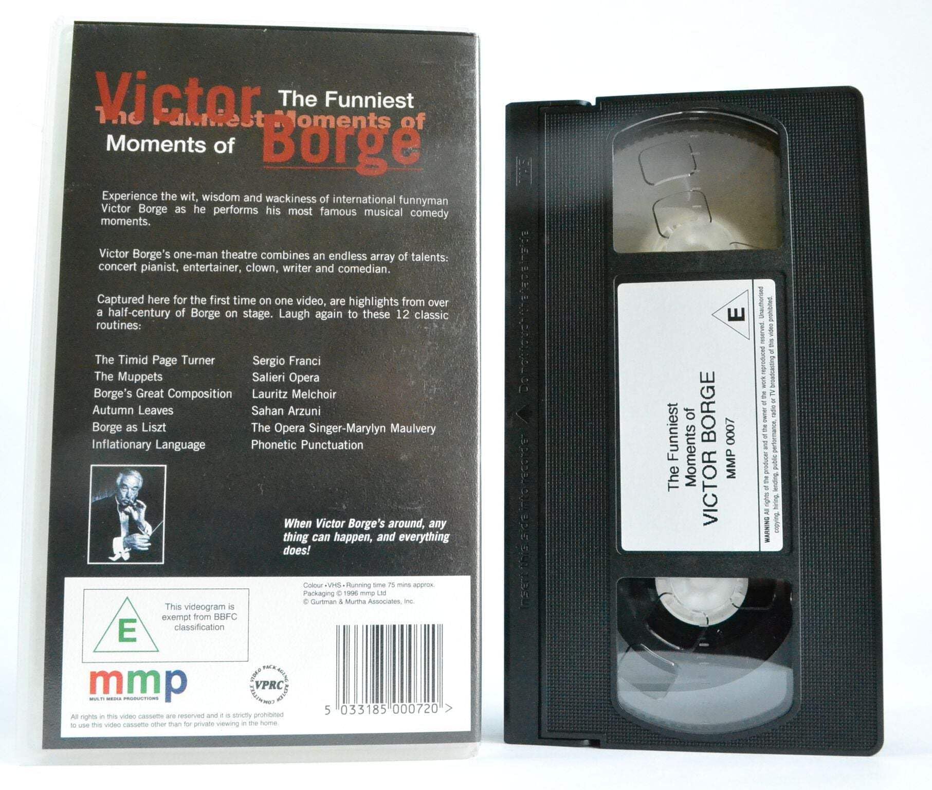 Victor Borge: The Funniest Moments Of Victor Borge [VHS]