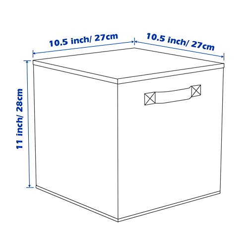 ShellKingdom Storage Bins, Foldable Fabric Storage Cubes and Cloth Storage Organizer Drawer for Closet and Toys Storage, 2 Pack (Pink)