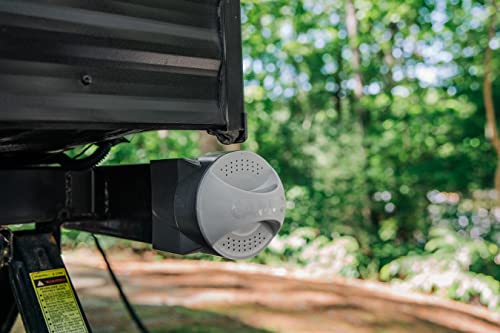 Camco RV Magnetic Bumper Cap | Allows for Convenient Storage of Your 4-in-1 Adapter During Travel | Features a Vented Cap for Air Flow While in Storage (40335), Gray