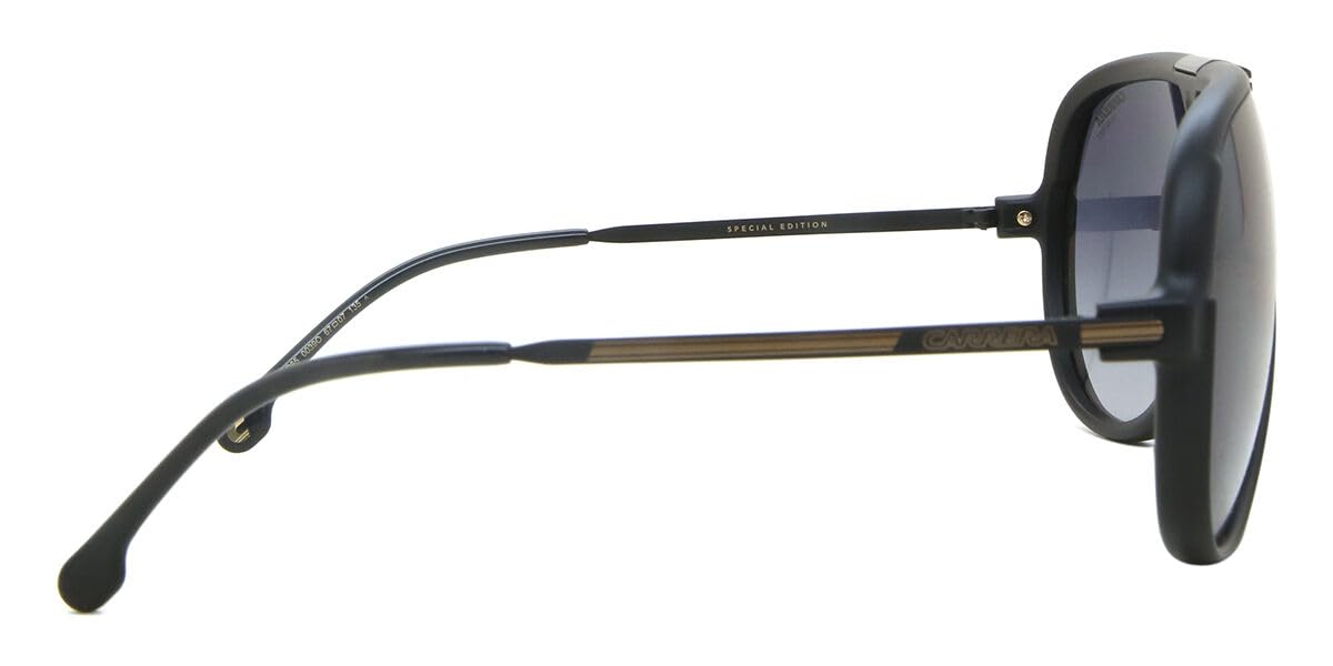 Carrera CHANGER65 Matte Black/Grey Shaded - Grey Gold 67/7/135 unisex Sunglasses