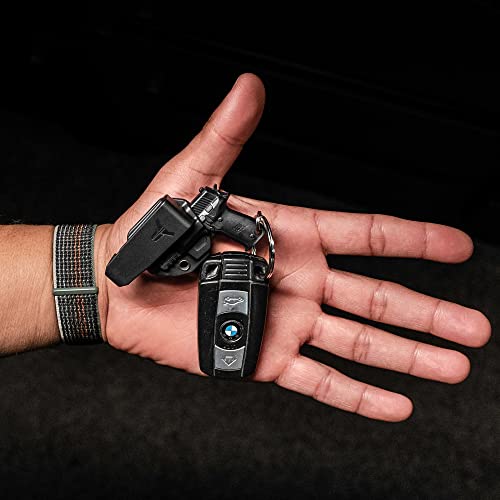 Mini Pistol Shaped Keychain with Holster and Belt Clip - Sig P226 - by Blade-Tech Holsters