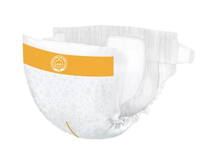 Little Toes Natural Disposable Bamboo Diapers ǀ Premium Quality ǀ Hypoallergenic ǀ Pure Comfort ǀ Eco-Friendly ǀ Sustainable ǀ Size 2-3 Medium ǀ 36 Pack