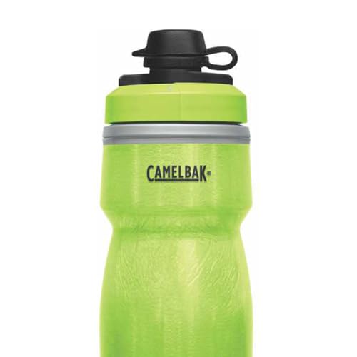 CamelBak Podium Dirt Series Chill Insulated Mountain Bike Water Bottle 21oz, Lime