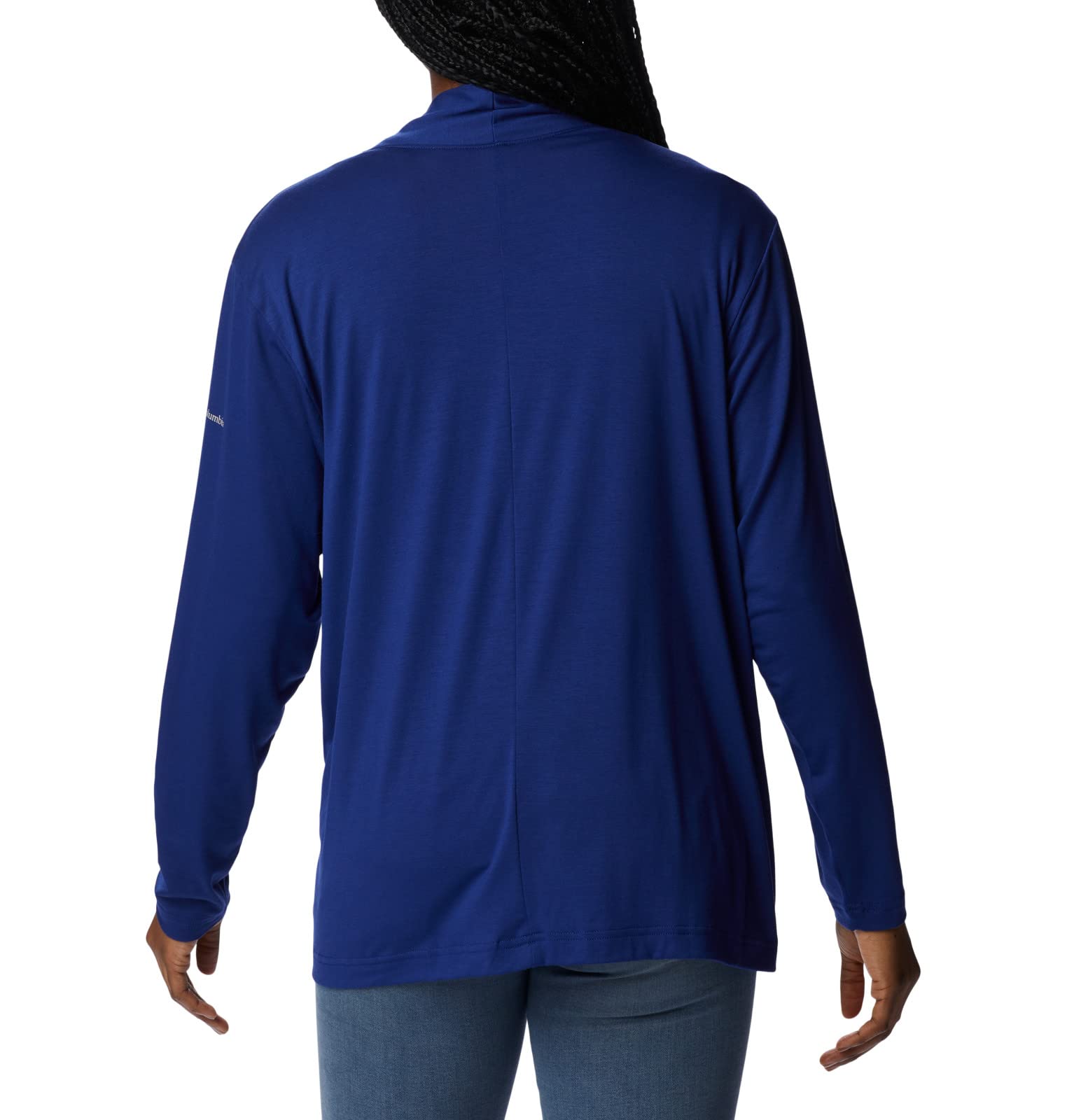 Columbia Women's Anytime Knit Layering Long Sleeve, Dark Sapphire, Large