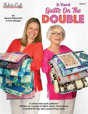 Fiber Cafe 3-Yard Quilts on The Double Pattern, Brown