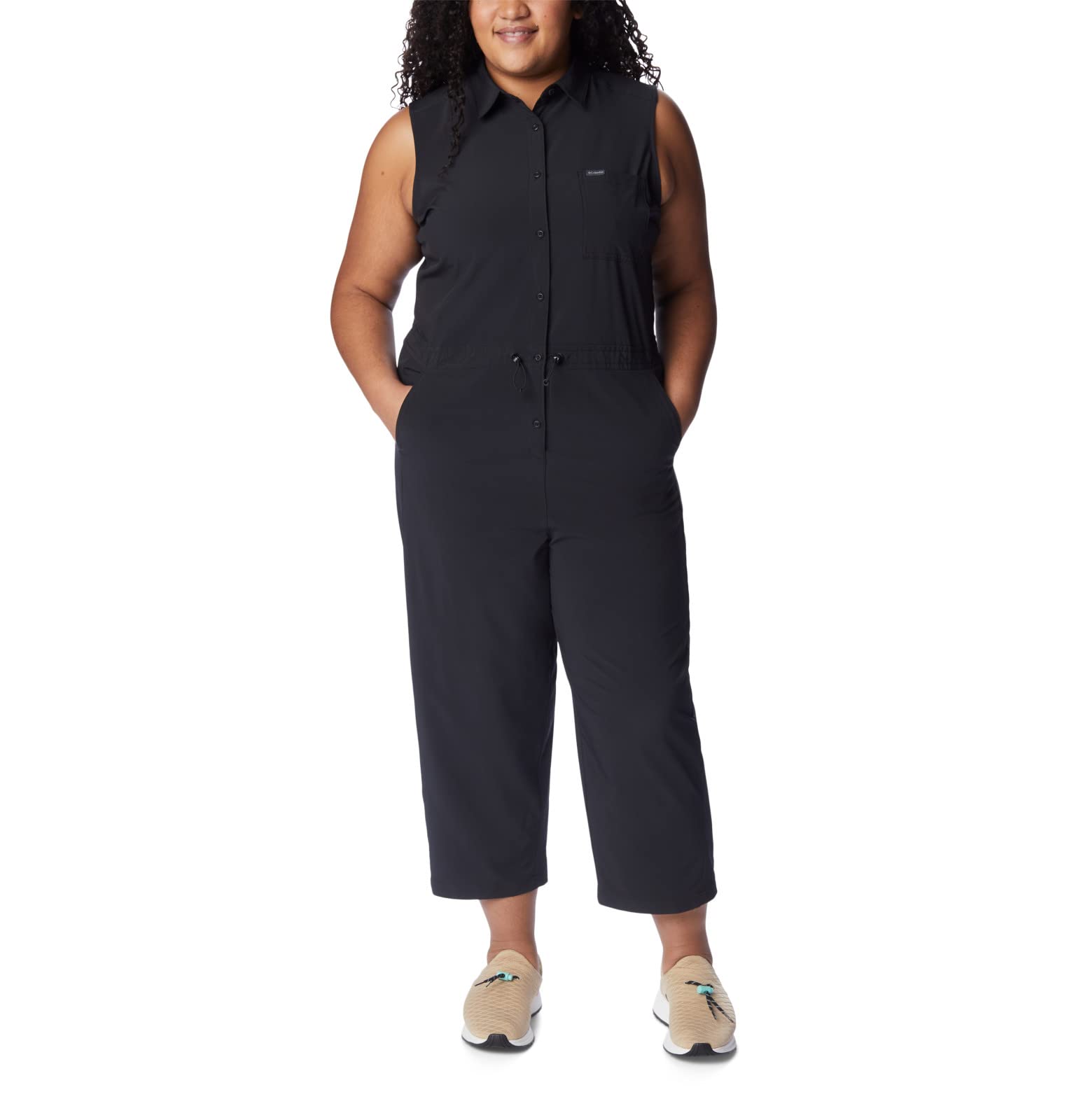 Columbia Women's Anytime Flex Romper, Black, Small