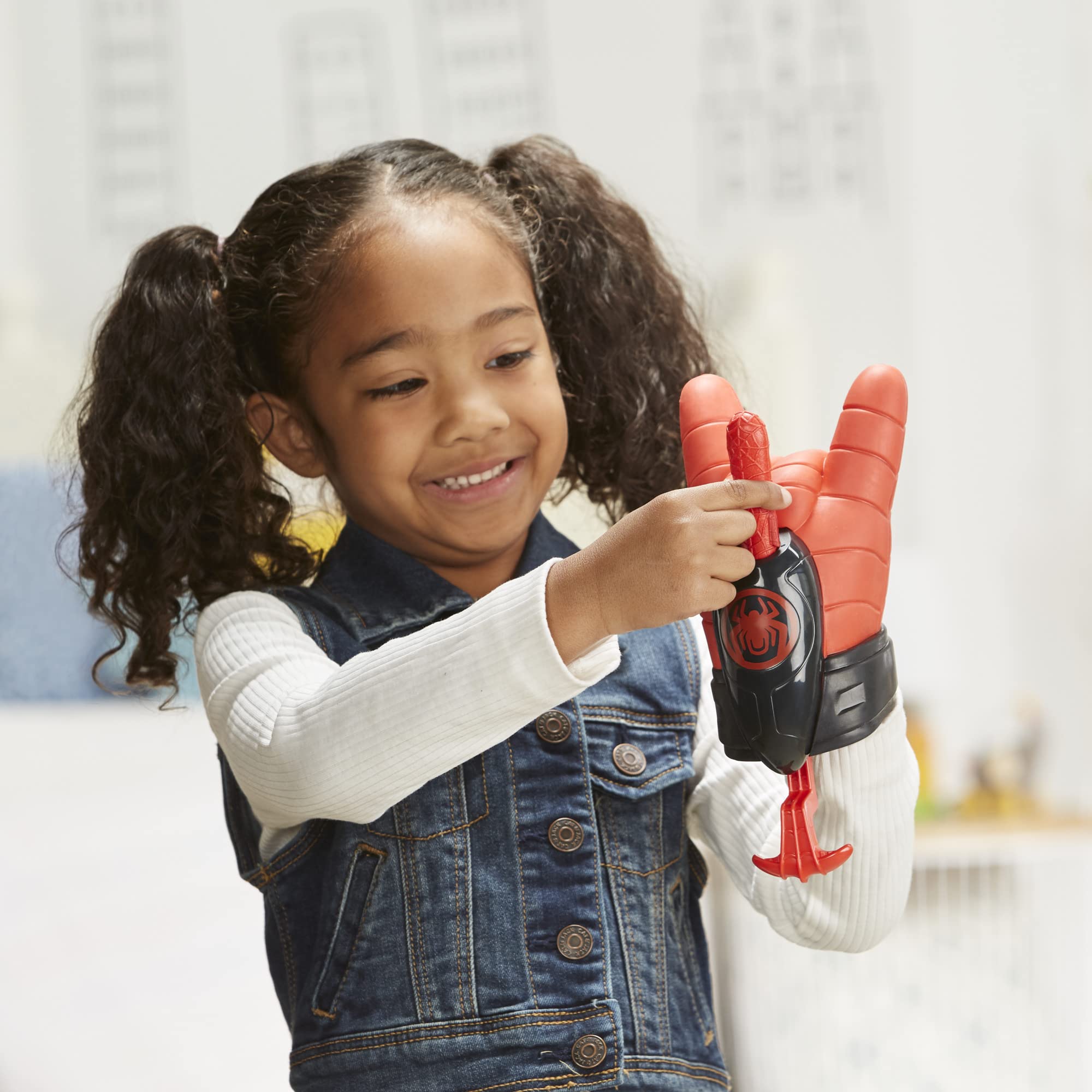 Spidey and His Amazing Friends Miles Morales: Spider-Man Web Launcher, Marvel Preschool Role Play Toy Blaster for Kids Ages 4 and Up