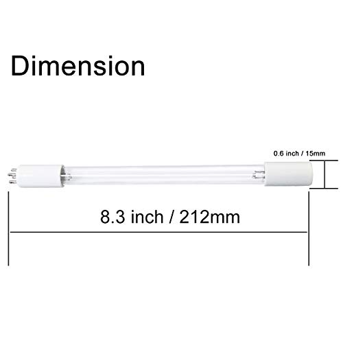 boeray Bulb Replace Water Clean System 6W 0.5 GPM System Lamp 10000H