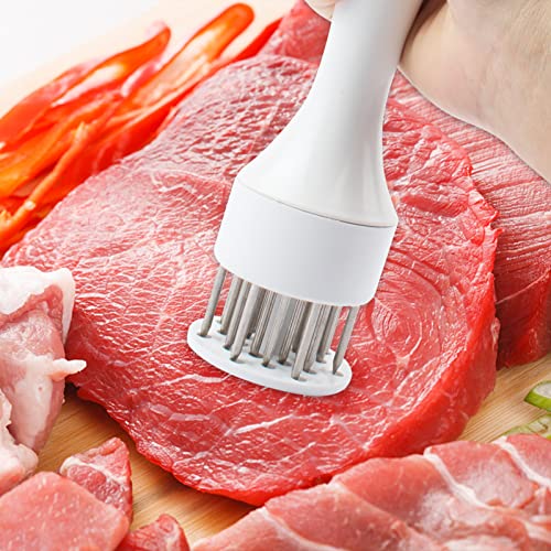 Sihuuu Meat Tenderizer Tool, 21 Pin Stainless Steel Meat Tenderizer Needle,Kitchen Gadgets For BBQ Cooking Tenderizing Marinade Fish, Pork, Beef Steak, Poultry, Meat