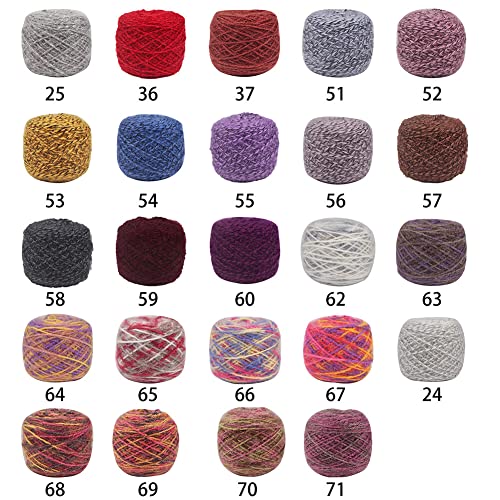 Fuzzy Knitting Yarn Medium Thick Skeins Wool Yarn for Knitting and Crocheting Super Soft Lightweight Crochet Yarn Breathable Knitting Fabric for Beginners DIY Craft Projects, 150g/Ball