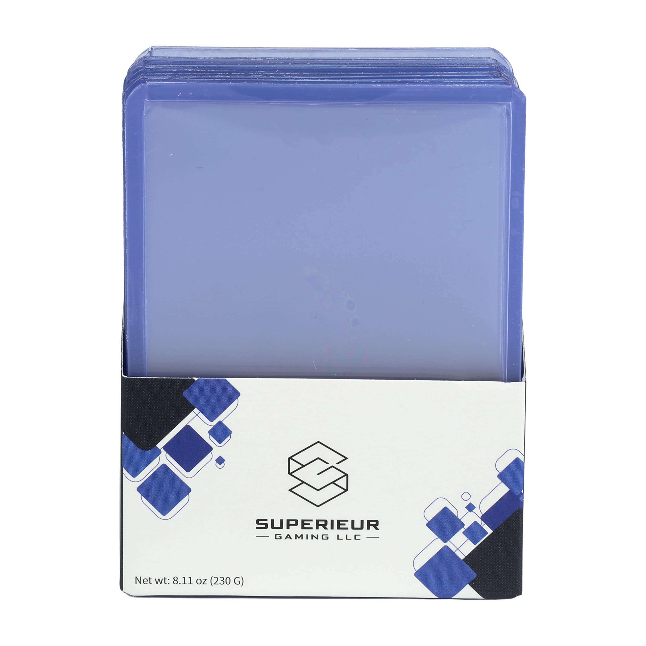 Superieur Gaming Toploader Card Protectors – 3 x 4-inch Top Loader Trading Card Holder – Card Case Holder for Trading Cards, Sports Cards – 25-Pack