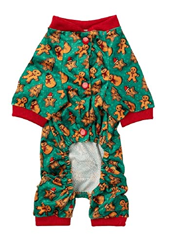 FuzzYard Cookies for Santa Christmas Snowman Gingerbread Pet Dog Premium Super Soft Pajamas (Size 3)
