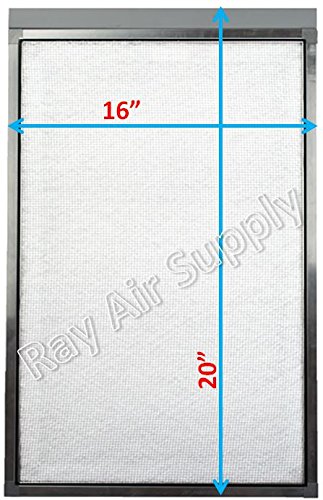 RAYAIR SUPPLY 16x20 Respicaire CG MicroCLean 95 Air Cleaner Replacement Filter Pads 16x20 Refills (4 Pack)
