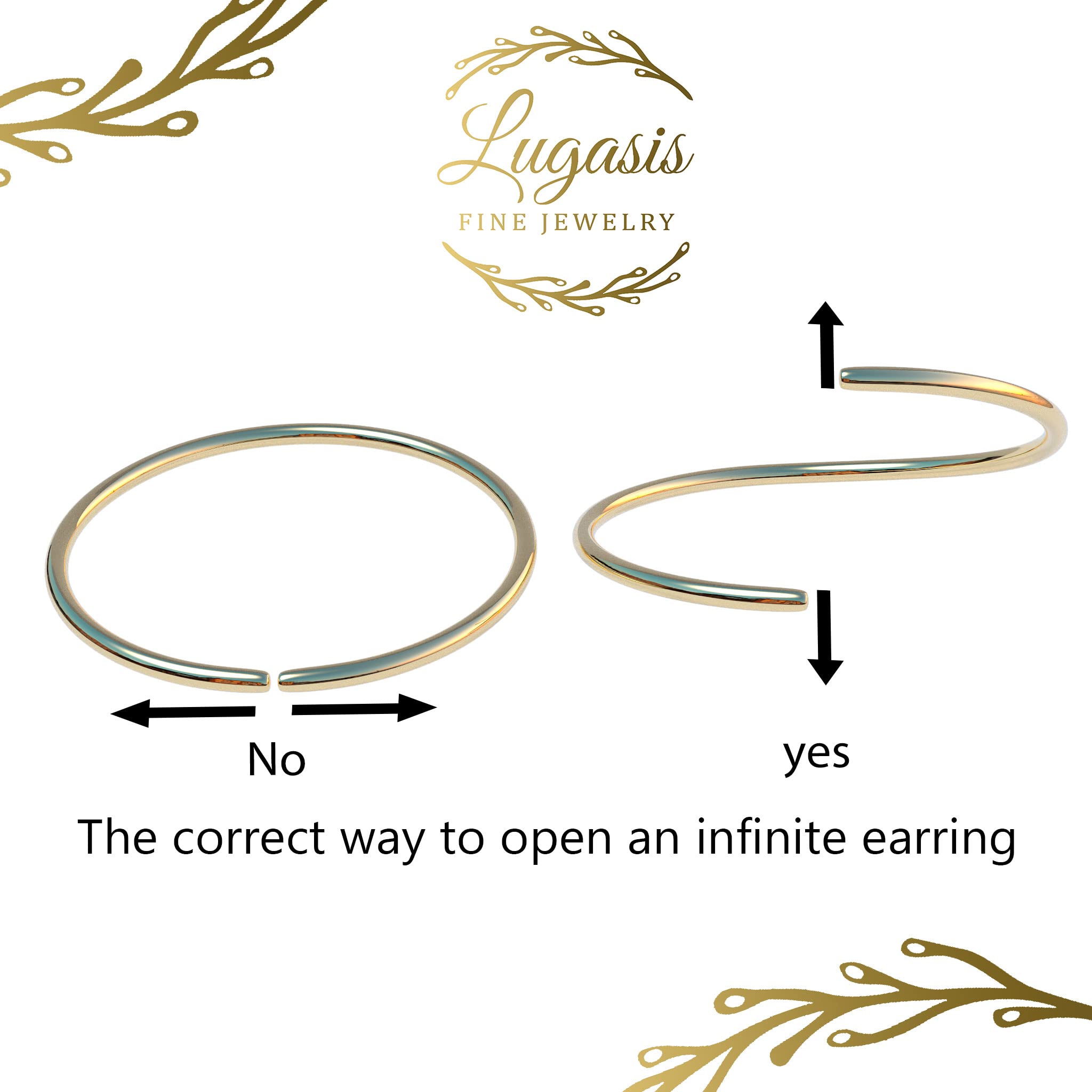 Tiny Nose Ring Hoop 20 G Nose Piercings Hoop - 14K Gold Filled Nose Piercings hoop