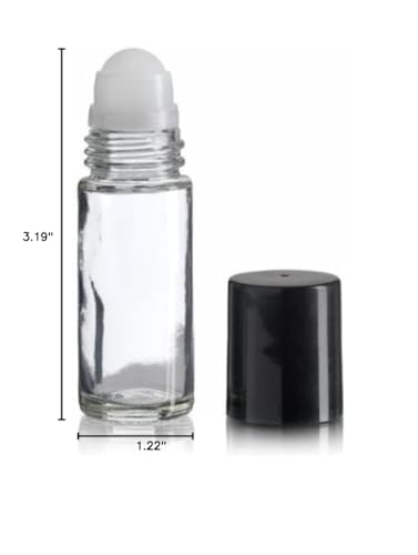 Premium Vials 1 Oz Roll-on Glass Bottle - Pkg. of 144