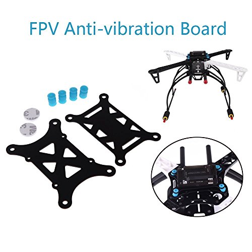 Cuziss Glass Fiber Flight Controller Anti-vibration Damping Plate Shock Absorber Set for QAV250 CC3D Naze32 Mini APM Mini Flight Control