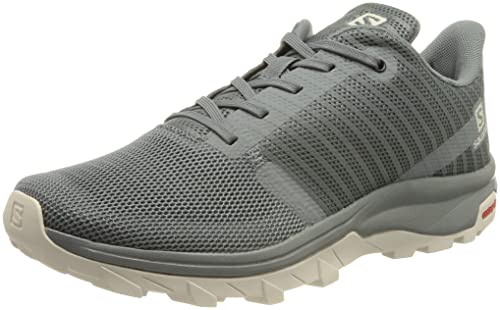 Salomon Outbound Prism Hiking Shoes for Women Trail Running, Stormy Weather/Stormy Weather/Lunar Rock, 9