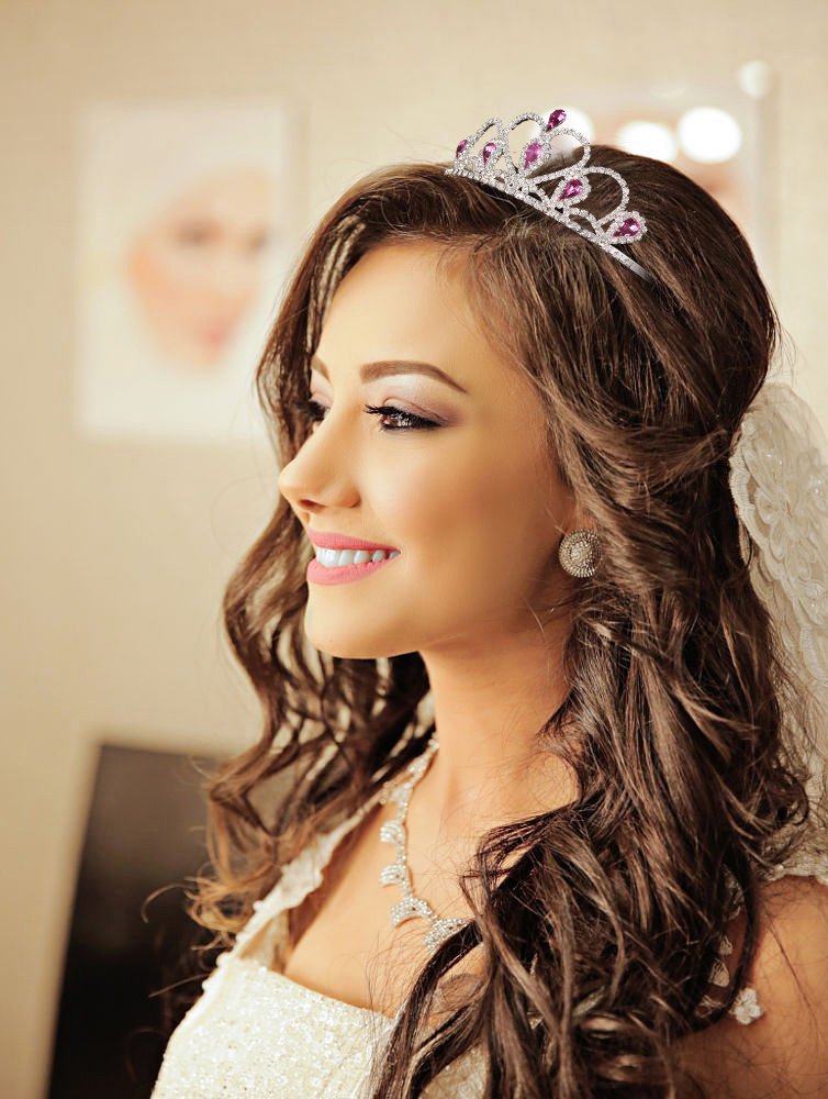 Lovelyshop Purple Gems Rhinestone Tiara for Little Kid Big Kid Prom Birthday Prinecess Crown