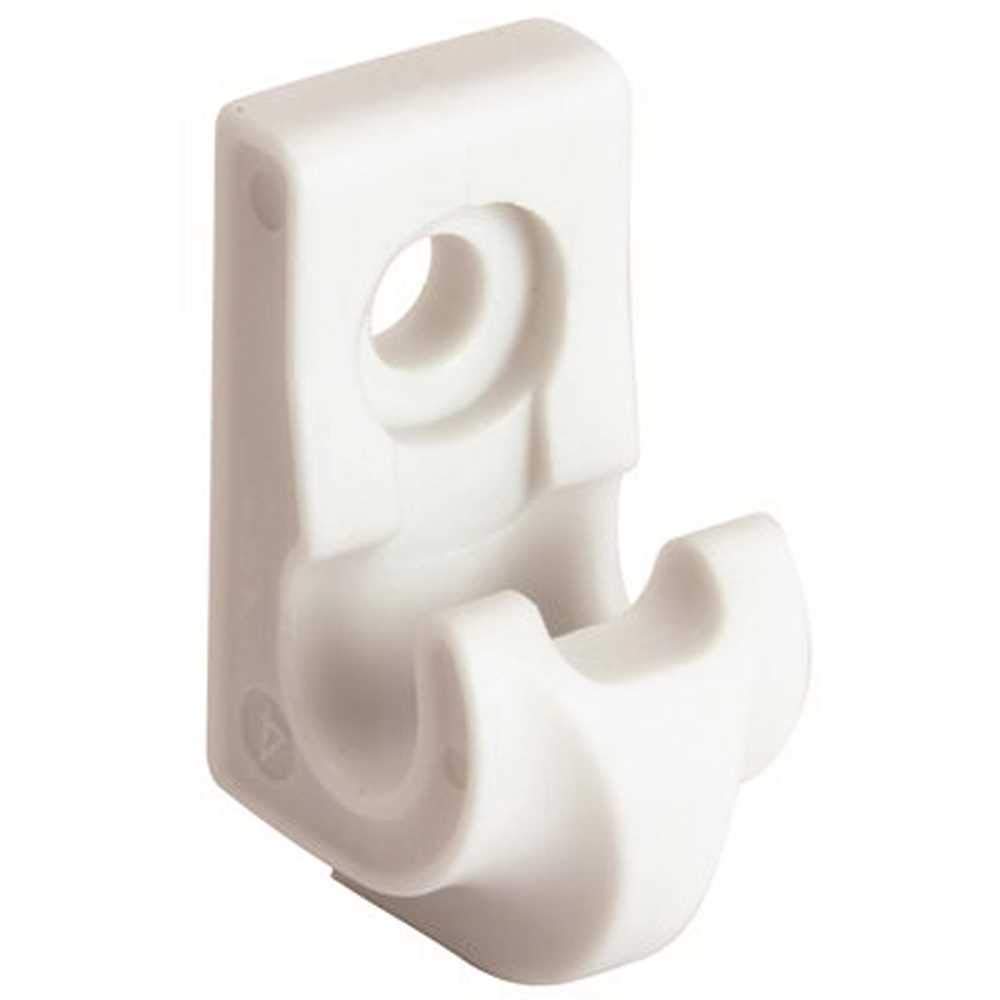 ClosetMaid 978-XCP2 0.63 in. White Plastic Heavy-Duty Shelf Bracket for Wire Shelving - Pack of 2