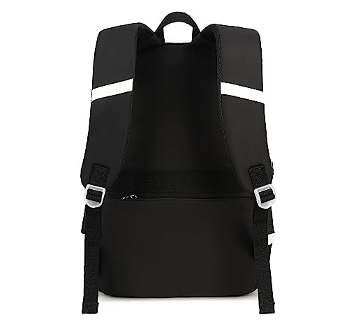 Jaygulf Waterproof Women Laptop Backpack Fashion Girl Daypack Black