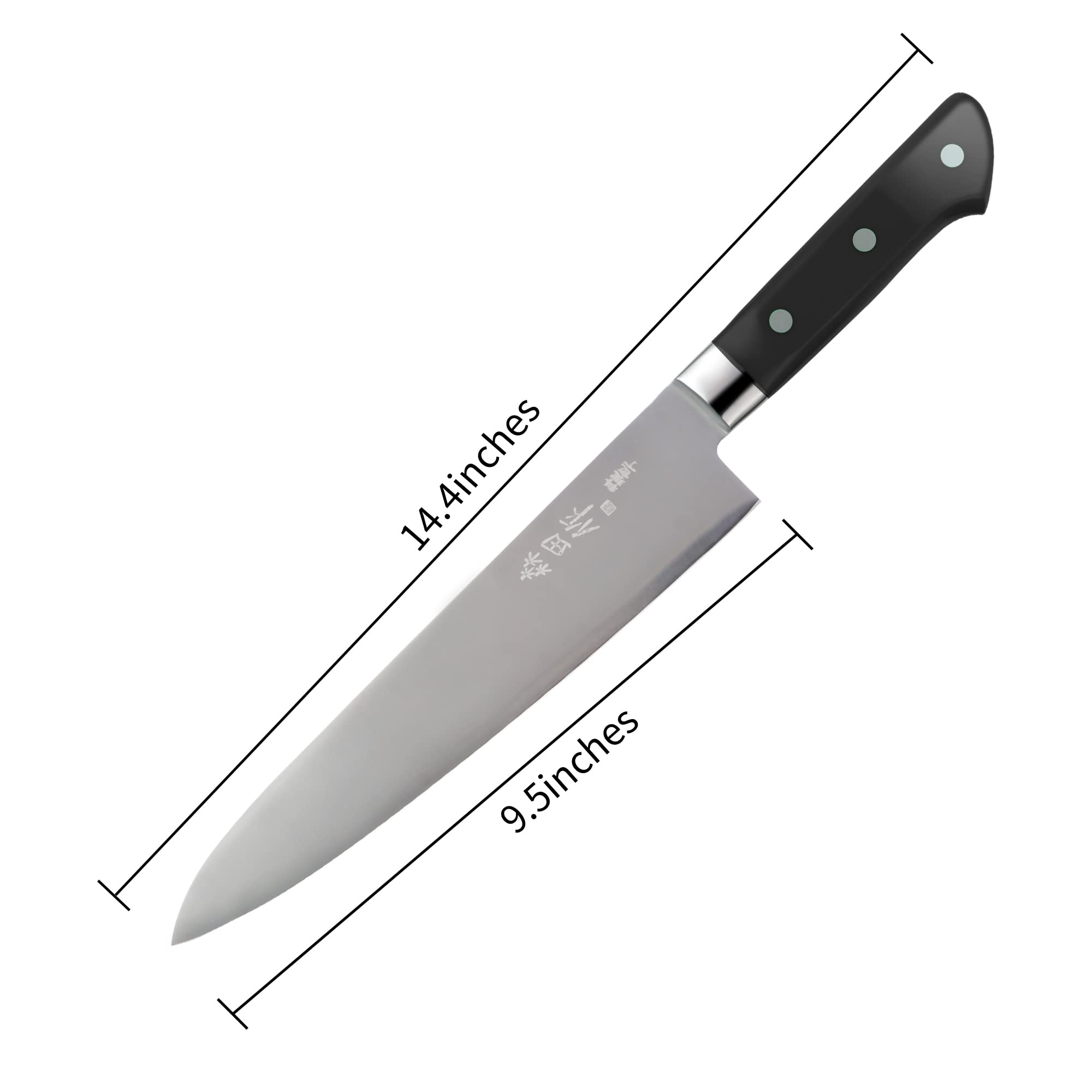 CHUYIREN Sharp Sushi Knife for Kitchen 9.5 inch and 10.6 inch