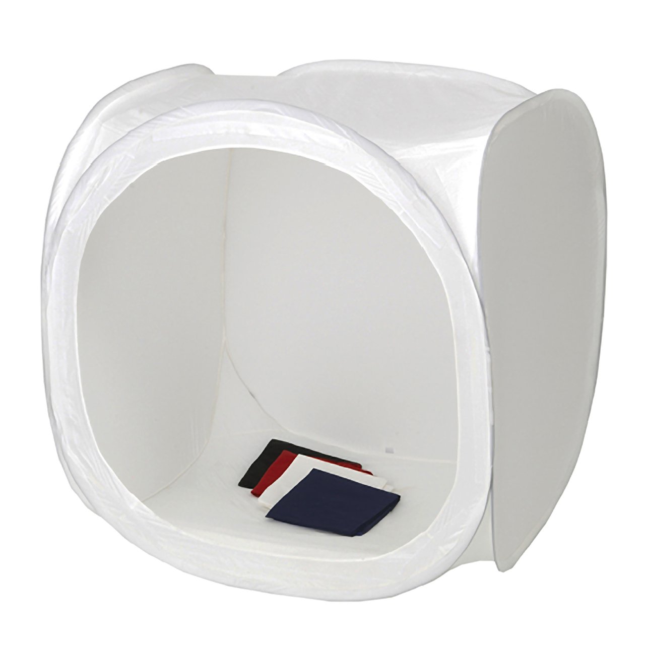 Square Perfect 60 Inch Light Tent Photo Cube Softbox with 4 Colored Backgrounds