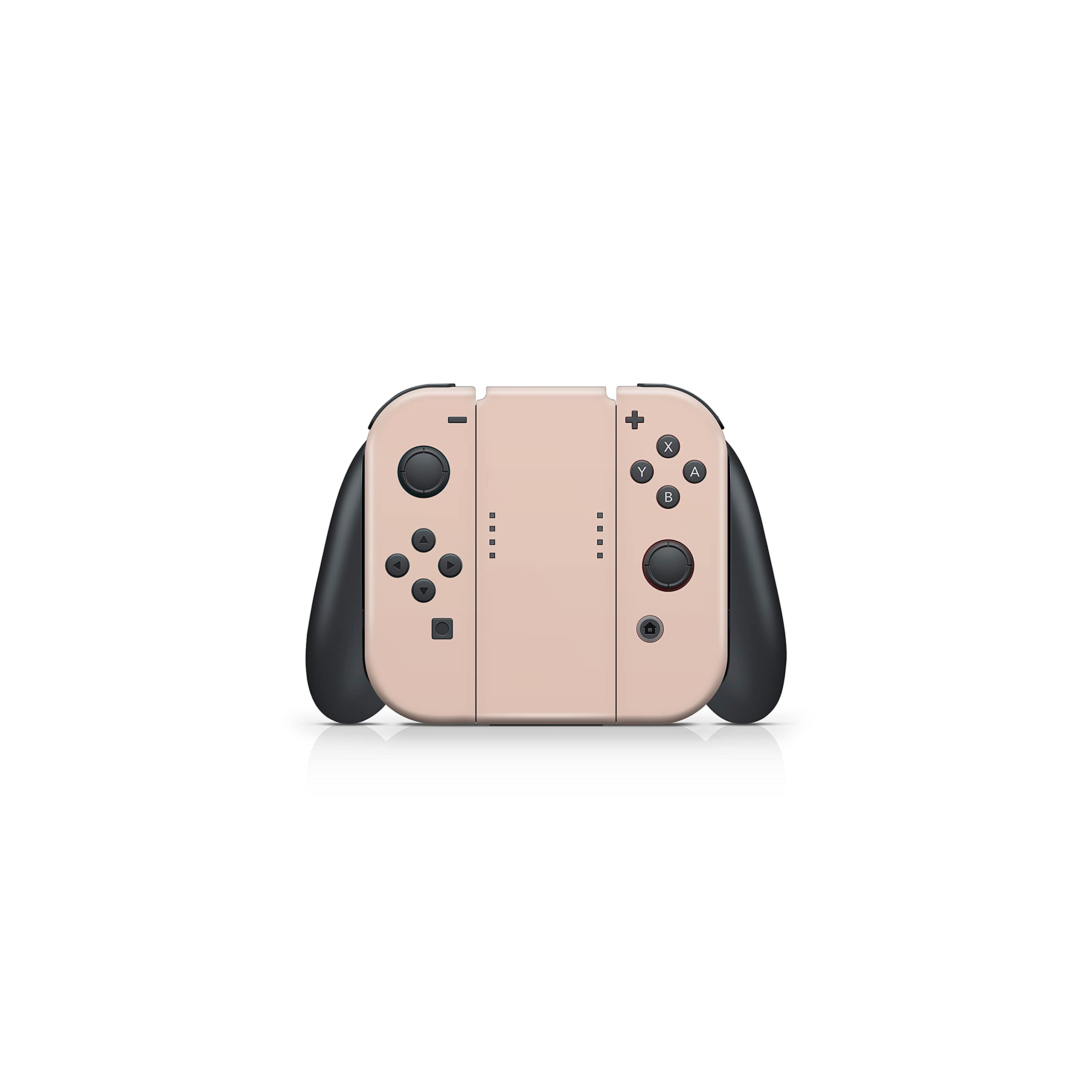 Tacky Design Classic Solid Colors Skin Compatible with Nintendo Switch Skin Wrap Cover, Peach Skin for Nintendo Switch Stickers, Premium Vinyl 3M Full Wrap Decal (Peach)
