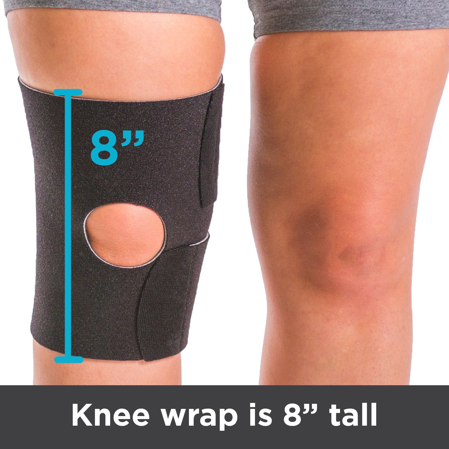 BraceAbility Plus Size Non-slip Knee Support | Comfortable No-Sweat Womens and Mens Brace for Sore Knees, Sprains, Arthritis Joint Pain Relief while Walking, Working Out, Sitting & Standing (Large)