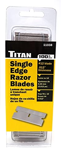 Titan Tools - Single Edge #12 Razor Blades (100-Piec (11038)