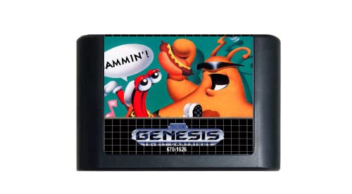 Toejam and (&) Earl (Sega Genesis/Megadrive) - Reproduction Video Game Cartridge with Case and Manual