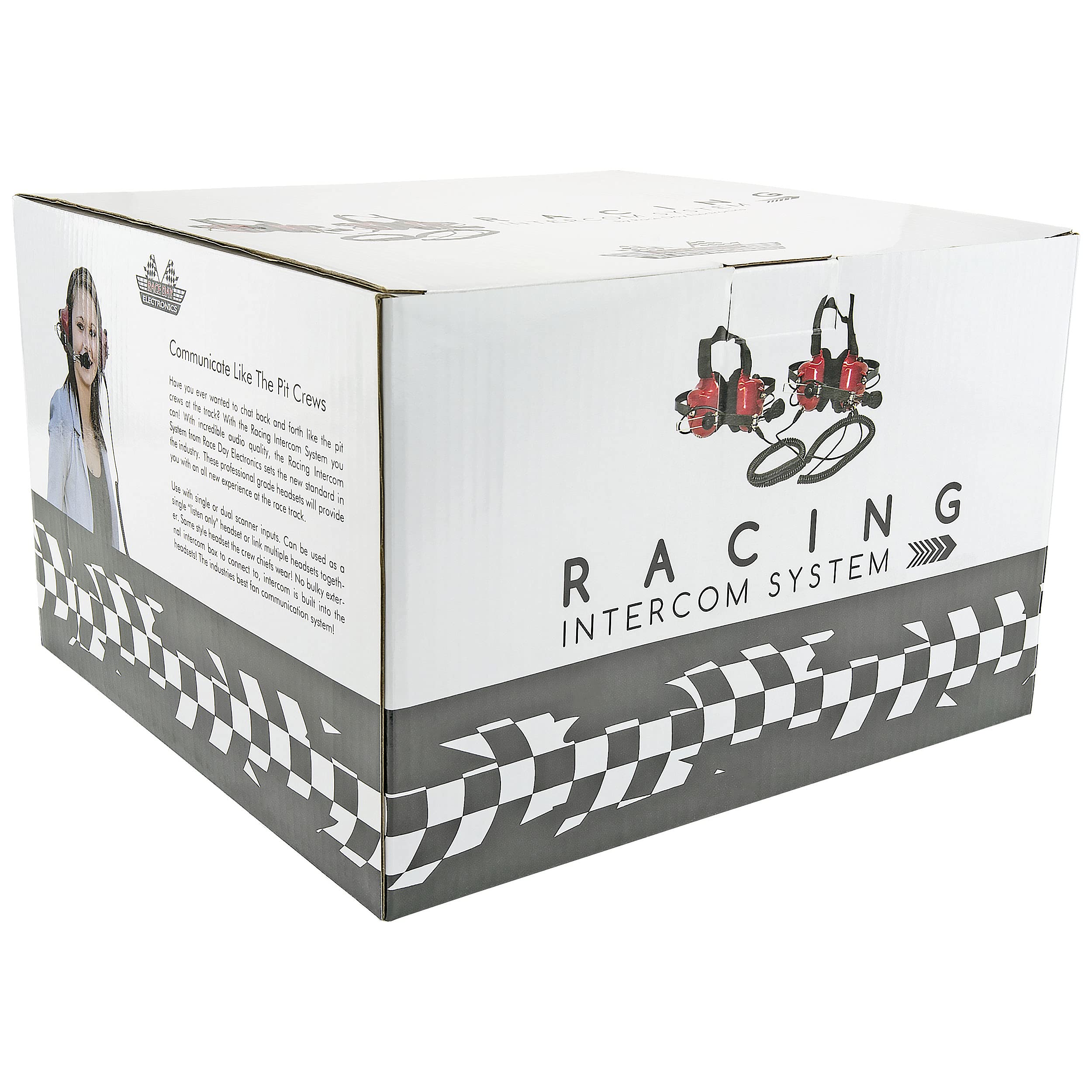 Race Day Electronics Racing Fan Intercom System Two Way Headsets - RDE-G5