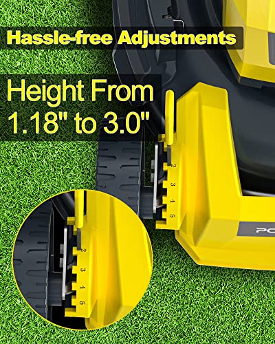 Lawn Mower Dual-Force Cutting Cordless Lawn Mower (17inch 40V4.0Ah)…
