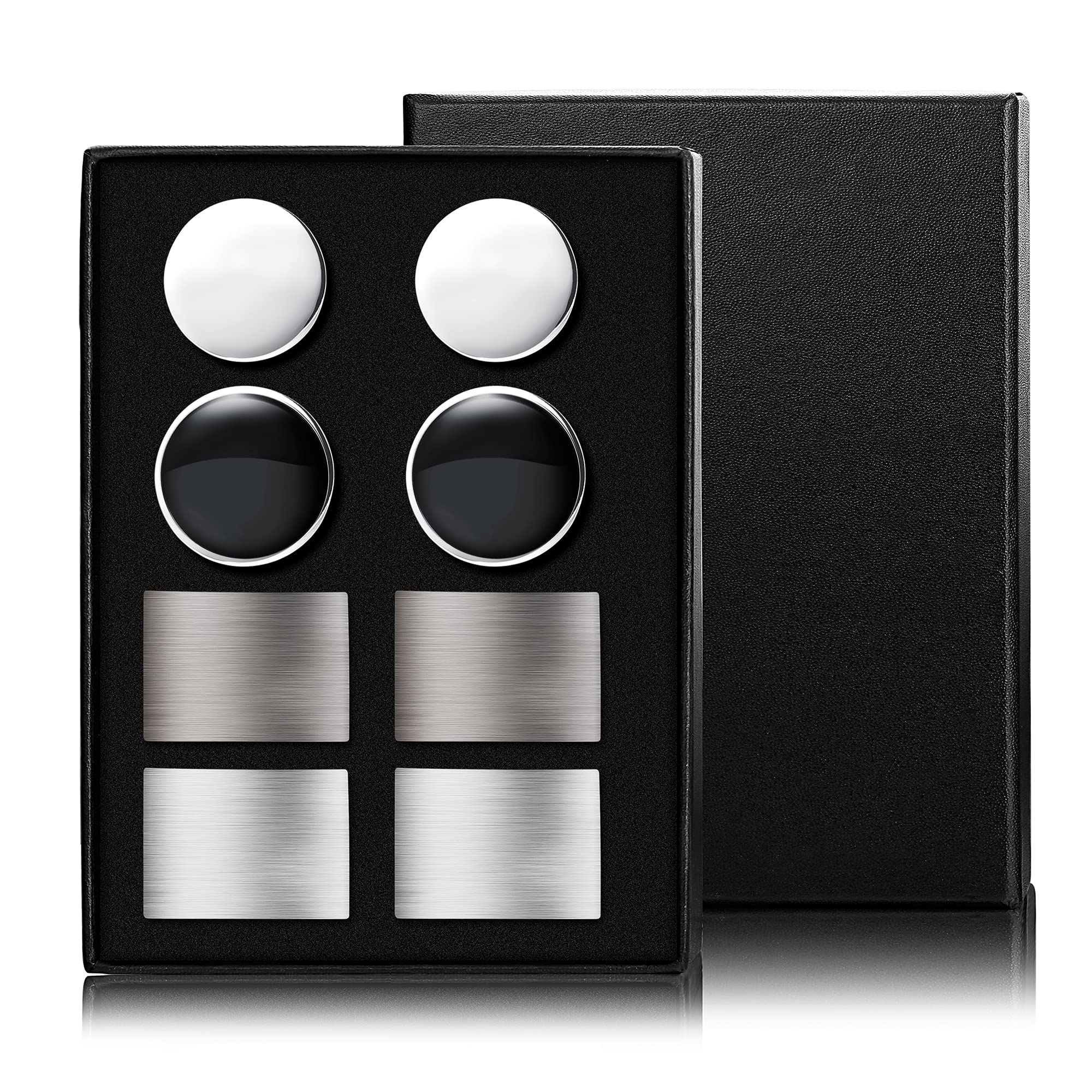 CASSIECA 4-6 Pairs Classic Cufflinks for Men Unique Wedding Business Tuxedo Shirt Cuff links Set