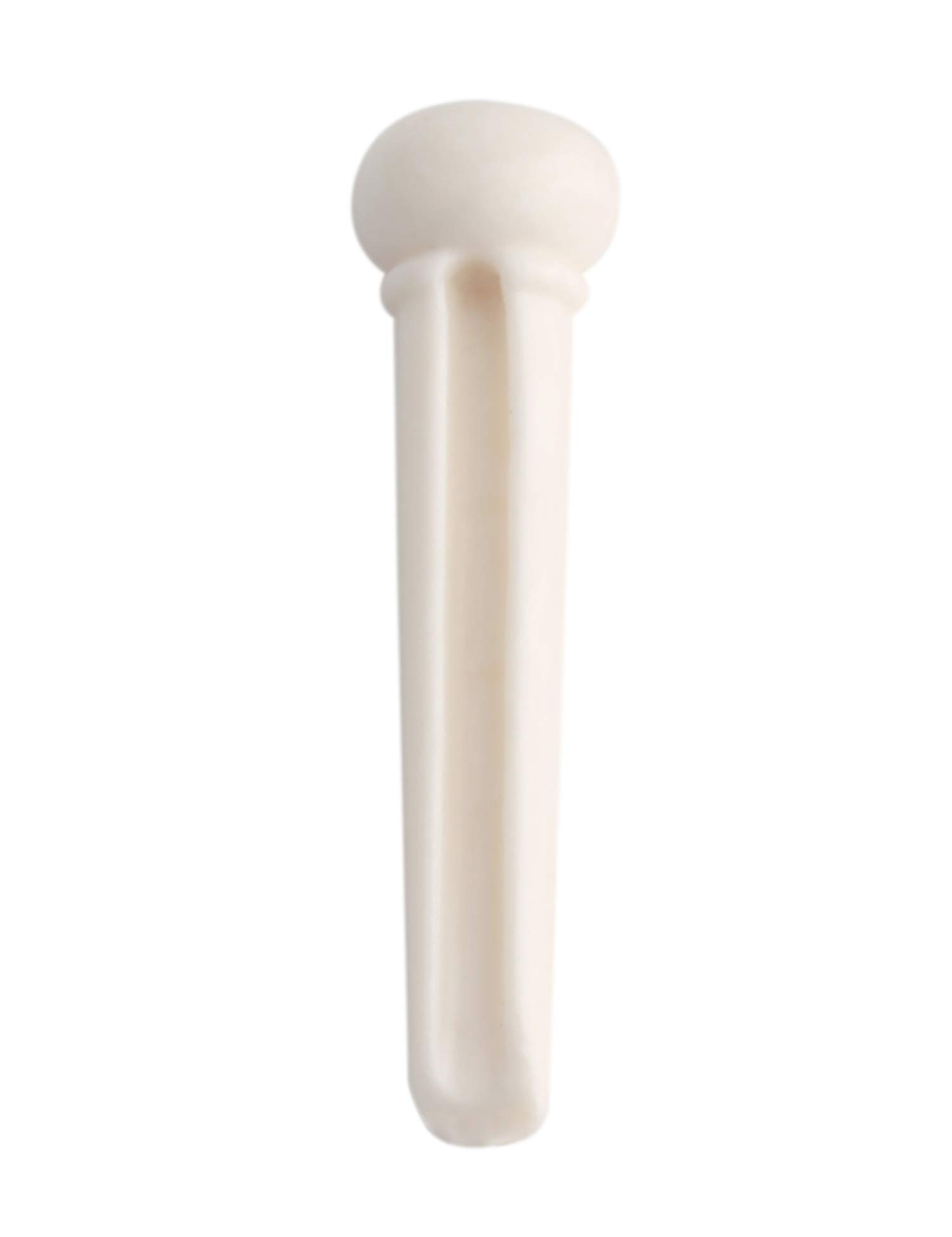 Metallor Acoustic Guitar Bridge Pins String Peg Guitar Parts Replacement Pack of 6 Pieces White with Black Dot.