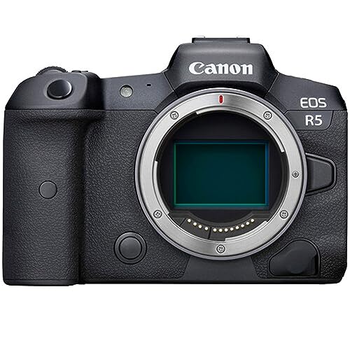 Canon EOS R5 Mirrorless Camera with RF 24-105mm f/4-7.1 is STM Lens + 64GB Memory Card + Tripod + Case & More