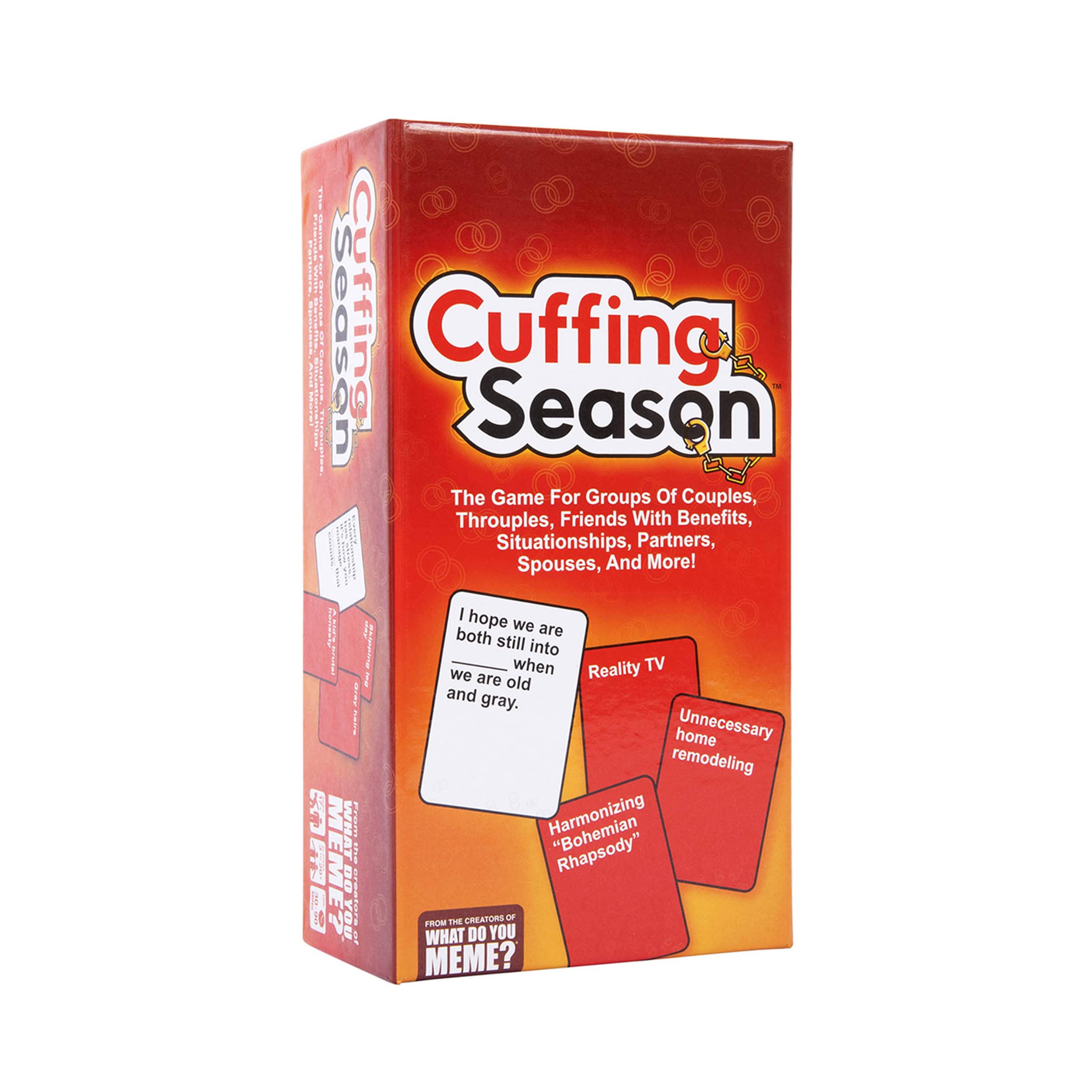 WHAT DO YOU MEME? Cuffing Season β The Party Game for Groups of Couples, Throuples, Friends with Benefits, Situationships, Partners, Spouses and More