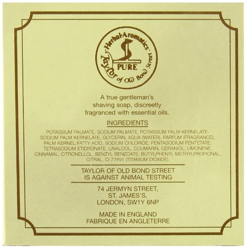 Taylor of Old Bond Street Sandalwood Hard Shaving Soap Refill, 3.5-Ounce, (01051)