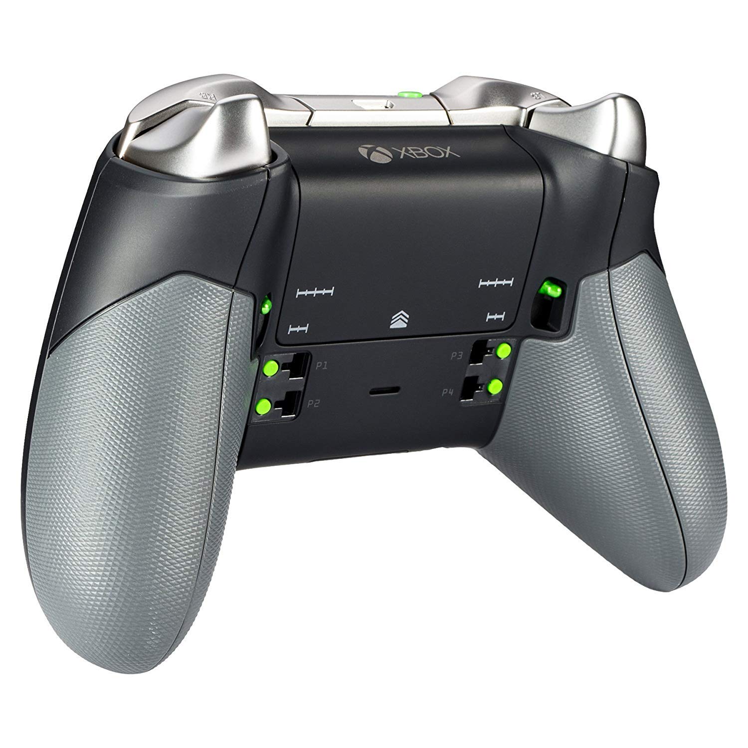 New Replacement Rear Handle Grip Side Panels Rail Shell Case Cover for Microsoft Xbox One Elite Controller-Left&Right.