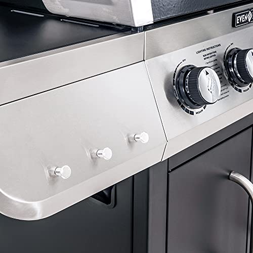 Even Embers GAS1466AS Four Burner Grill, Black